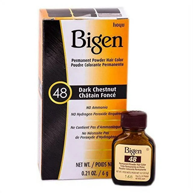 [WHOLESALE] BIGEN COLOR POWDER #48 DARK CHESTNUT – ABOUT QUEEN